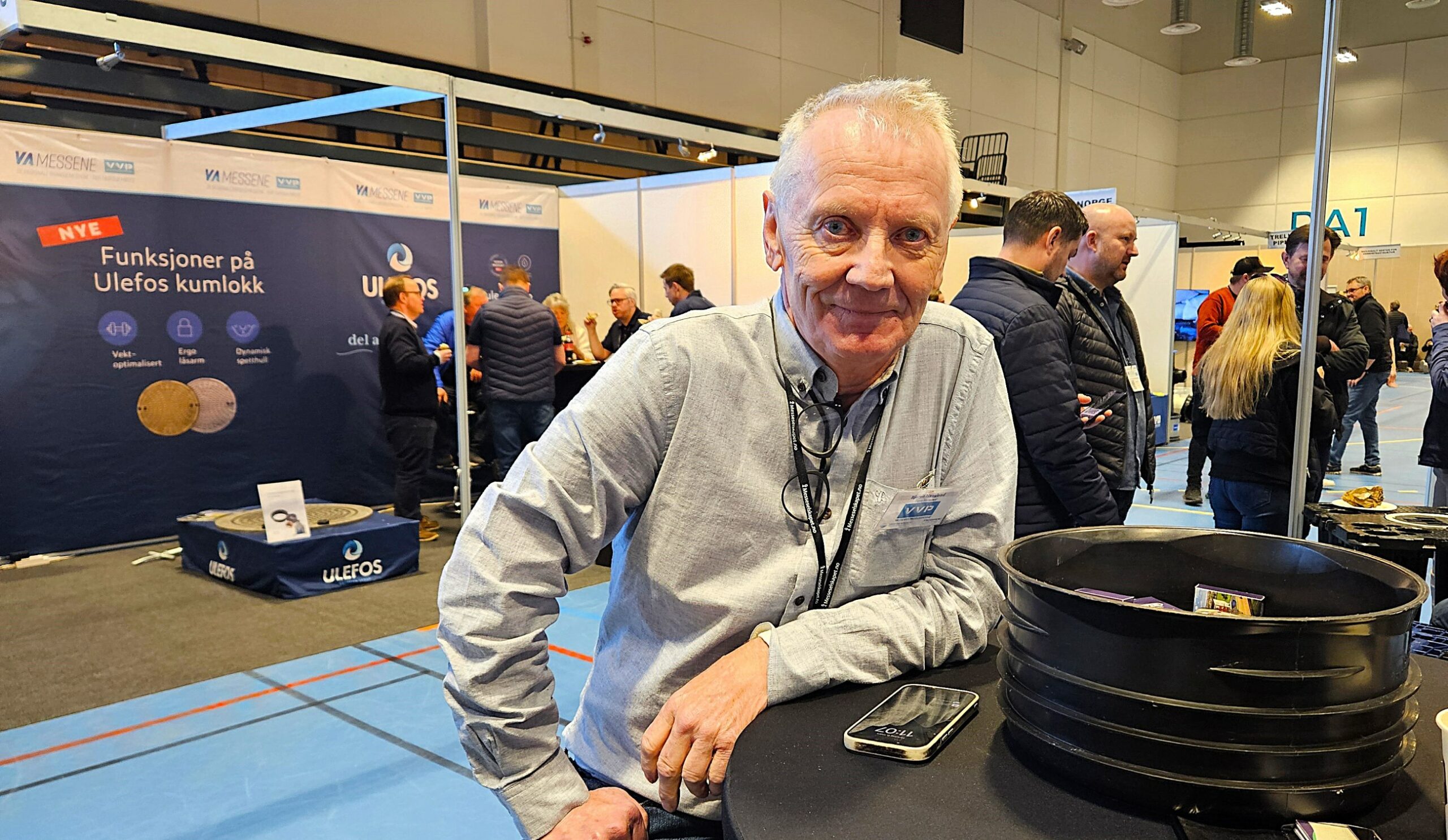 - Hit kommer folka med store maskiner og rør som ikke kan bæres på ...